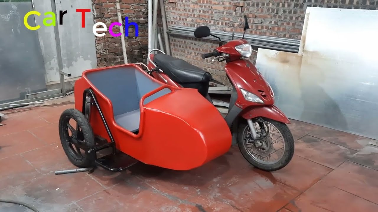 Homemade sidecar part 4 / Tự chế Sít - Đờ - Ca - YouTube