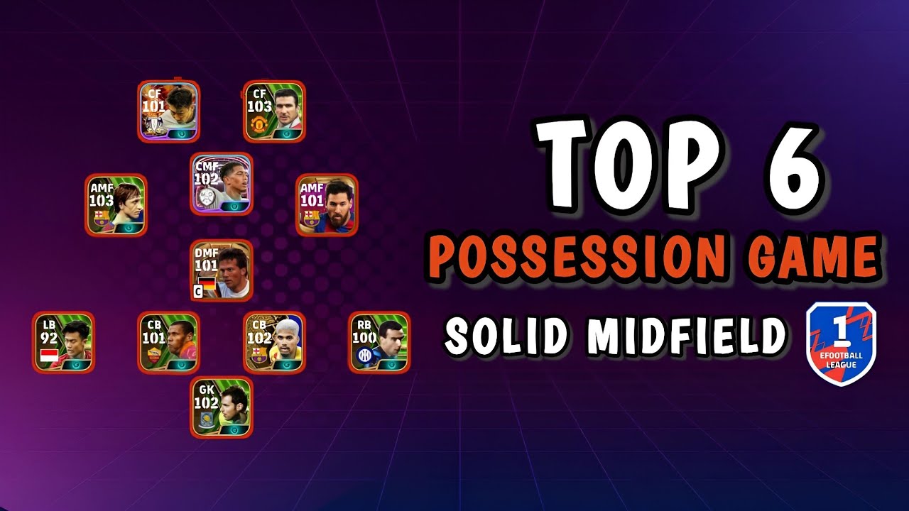 Top 6 Best Formation Possession Game Solid Midfield |3 AMF Is It ...