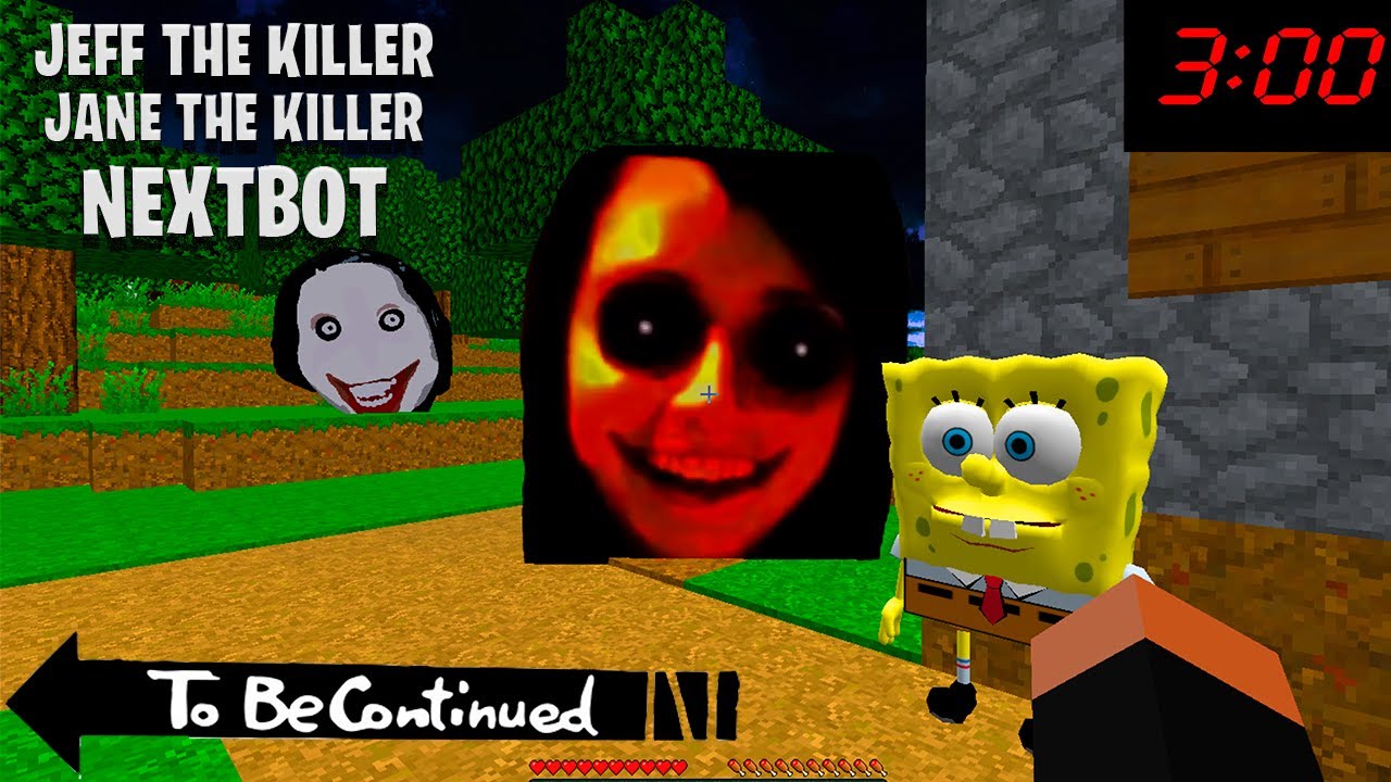 JEFF THE KILLER NEXTBOT AND JANE THE KILLER CHASED ME in Minecraft ...