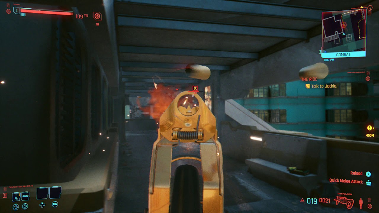 Cyberpunk 2077 - DS1 Pulsar Sub Machine Gun Gameplay Review! HD - YouTube