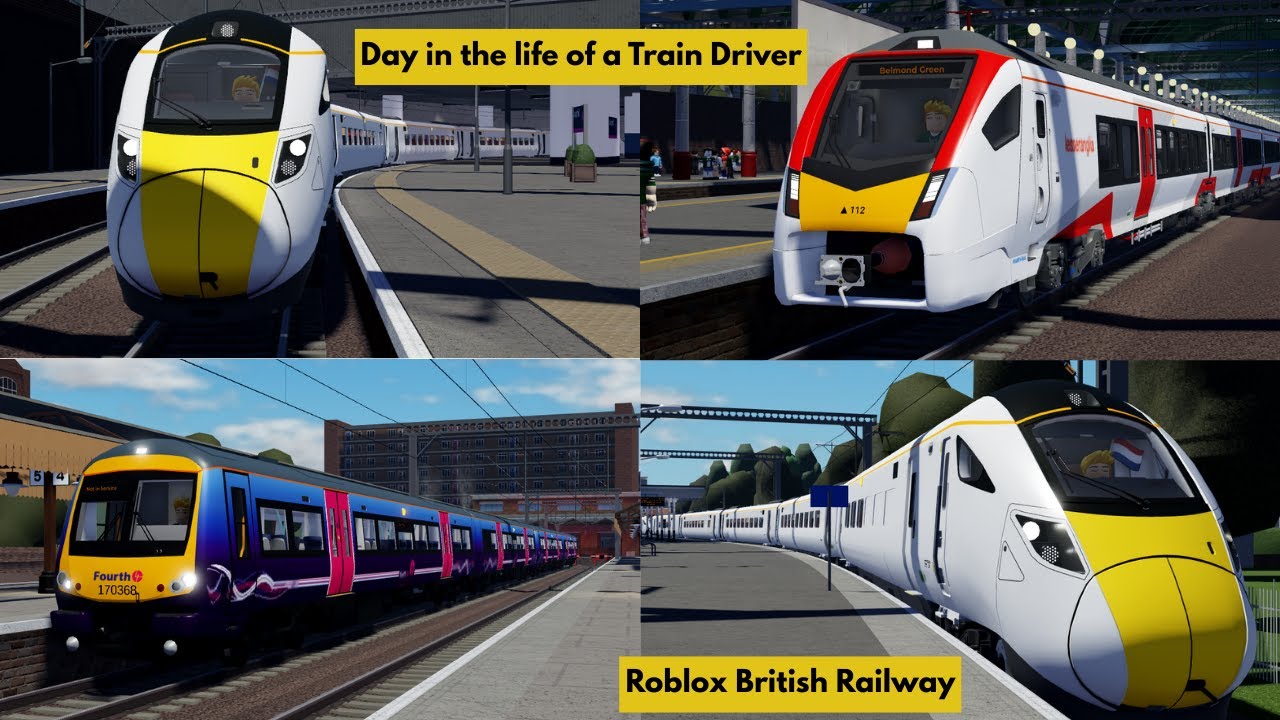 Day in the life of a Train Driver | Roblox British Railway - YouTube