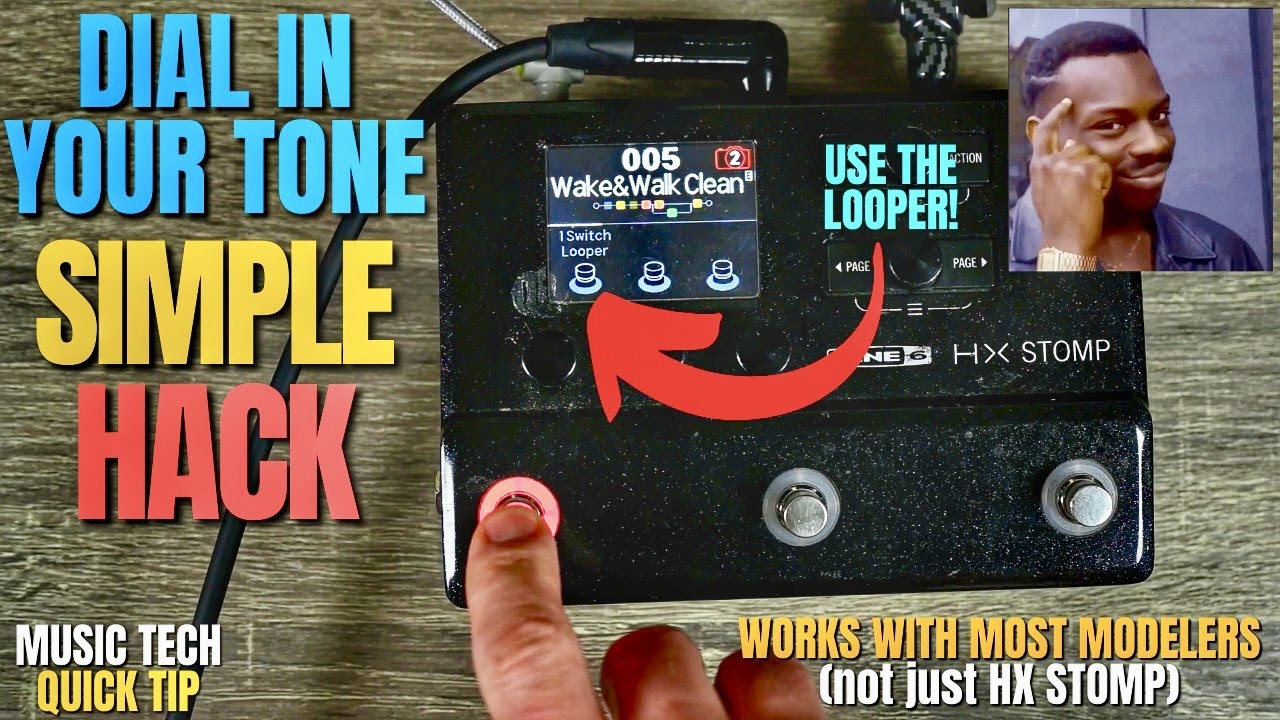 QUICK TIP for Dialing In Your Tone w/ a LOOPER - Music Tech Quick Tip ...
