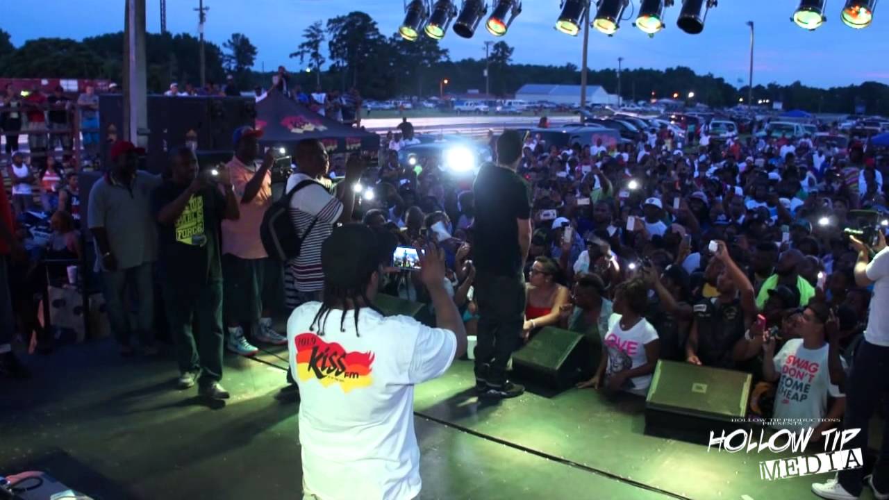 French Montana & Trina @ Kinston Drag Strip w/ Hollow Tip Productions ...