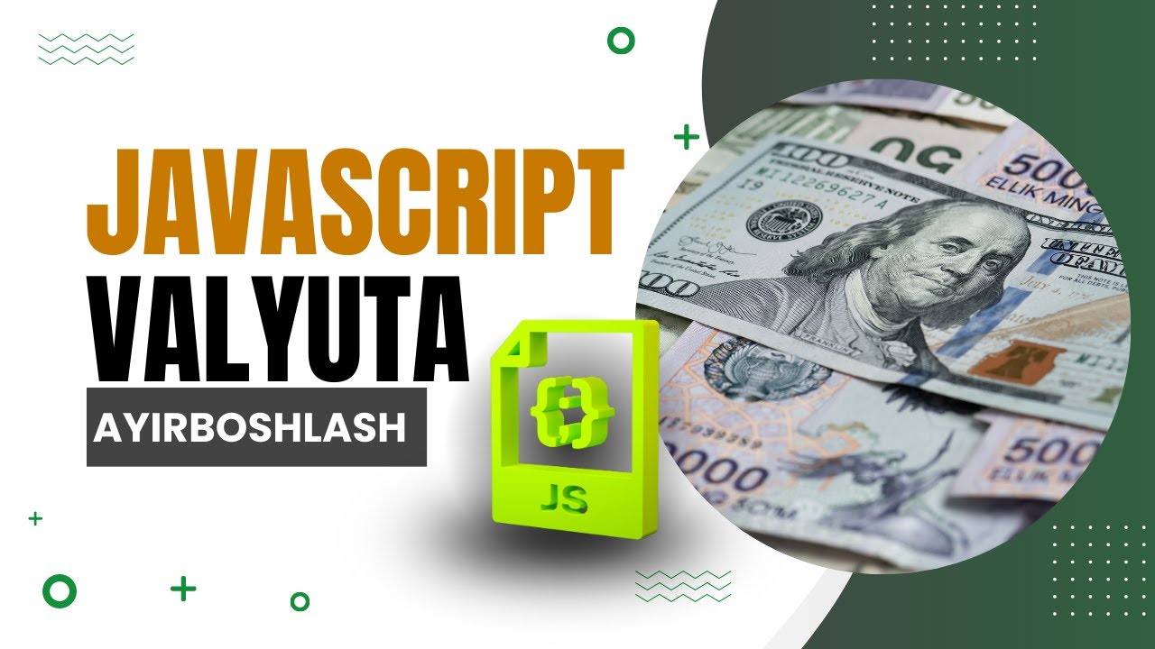 JavaScript Amaliyot || Fetch Metodi || valyuta ayirboshlash - YouTube