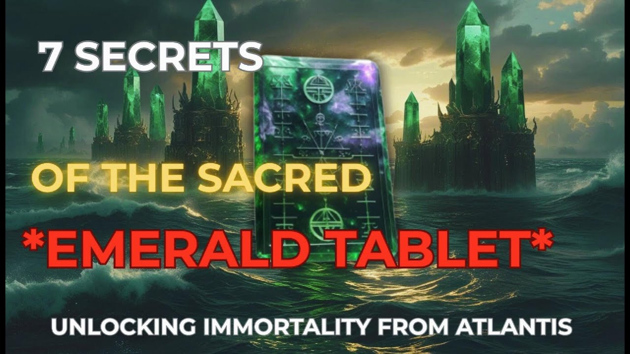 7 Secrets of the Emerald Tablet: Unlocking Immortality from Atlantis ...