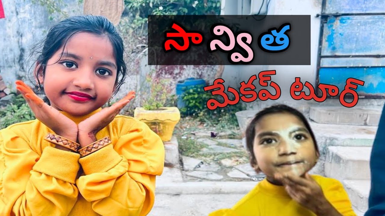 Sanvitha Makeup tour - YouTube