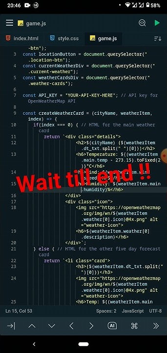 Weather App Using Html Css And Javascript Shorts Websitedesign Webdevelopment Coding Youtube