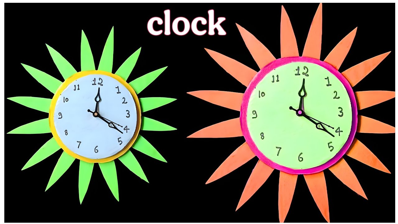 Amazing Watch Making For Home || How To Make Clock With Cardboard💫 ...