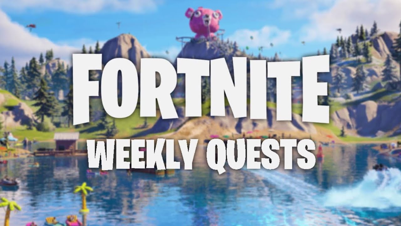 Finishing My Weekly Fortnite Challenges! - YouTube