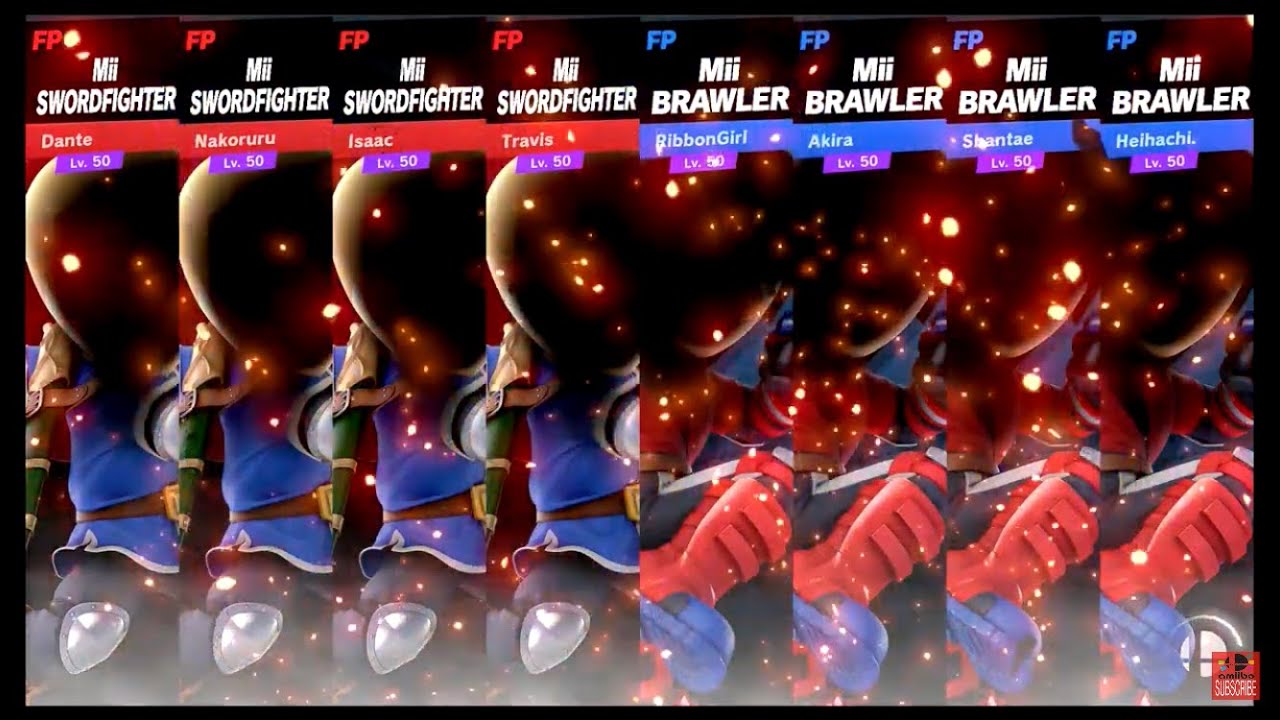 Super Smash Bros Ultimate Amiibo Fights – Request #24041 Mii ...