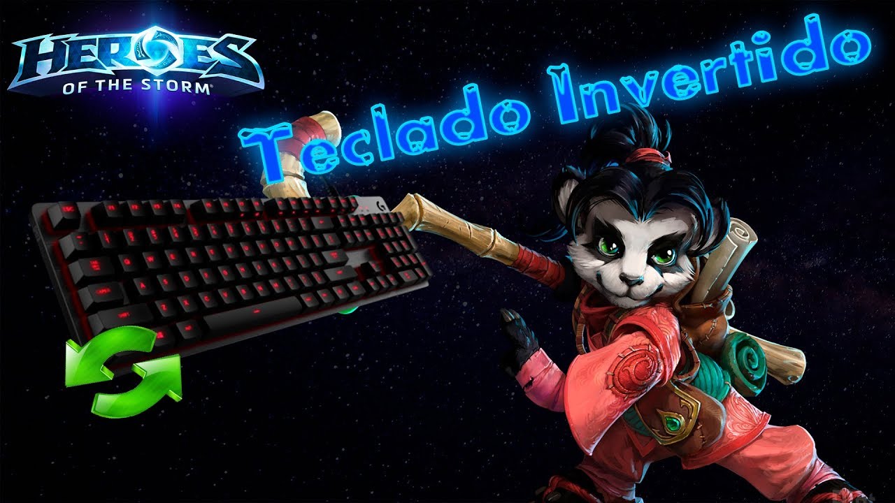 MVP com Teclado Invertido! Ficou HARD curar o Time... [ Heroes of The ...