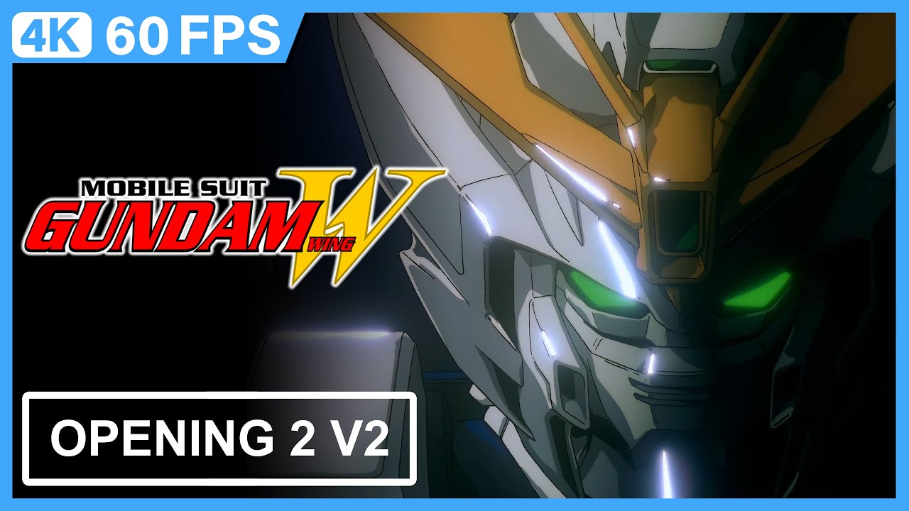 Mobile Suit Gundam Wing Opening 2 V2 | Creditless | 4K 60FPS Remastered ...