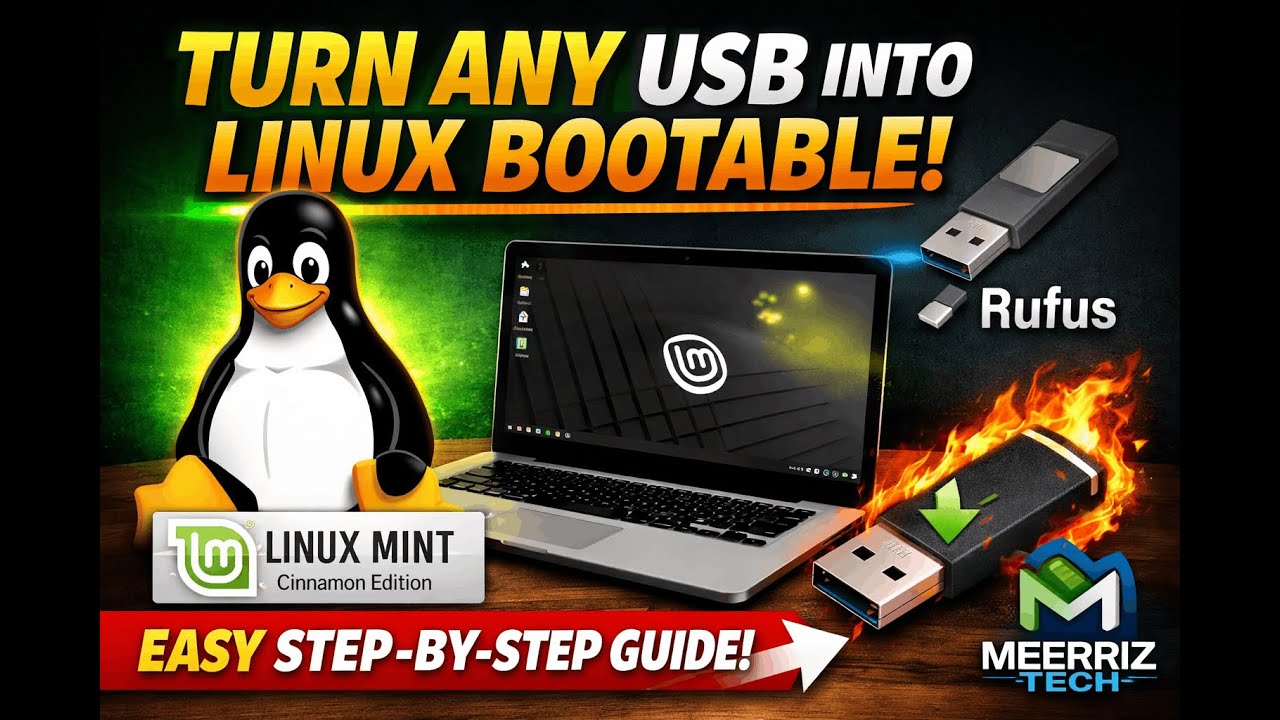 How to Make a Bootable Linux USB Using Rufus | Easy Beginner Guide ...