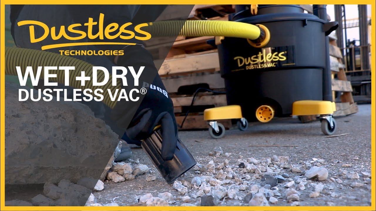 Wet+Dry Dustless Vac (D1603) - YouTube