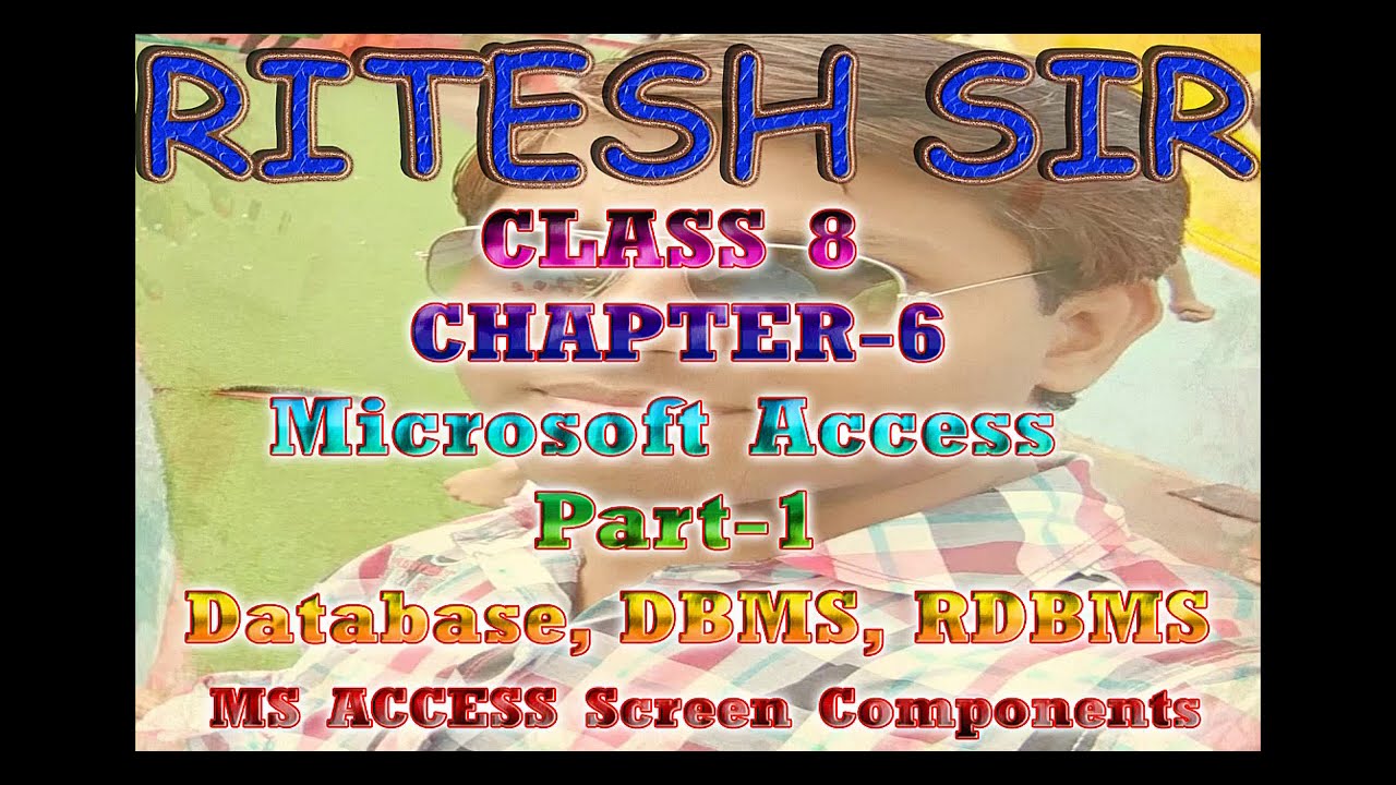 Ms Access Class 8 Chapter 6 Part 1 Youtube