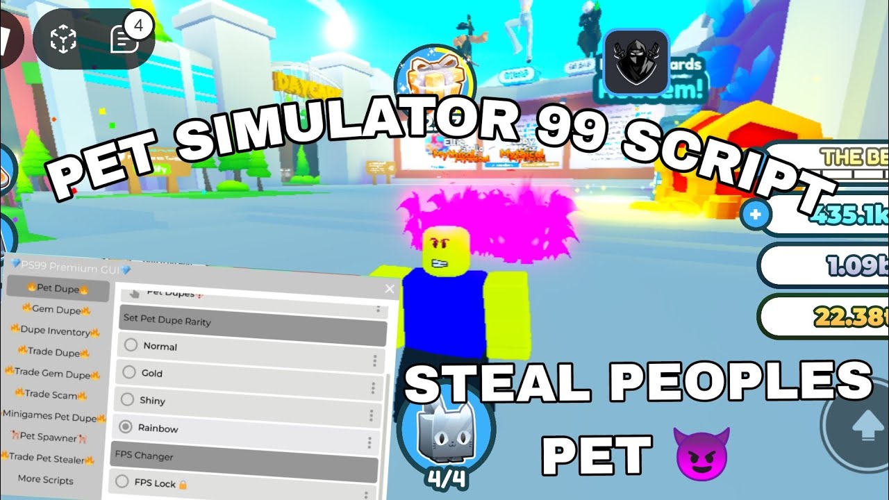 *SCAM TRADE* Pet Simulator 99 Script | Steal Peoples Pets 😈 Fluxus ...