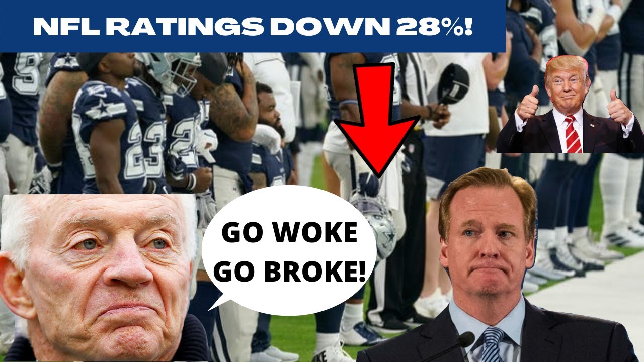 NFL TV RATINGS DESTROYED AFTER SJW & WOKE NARRATIVES! SUNDAY NIGHT ...