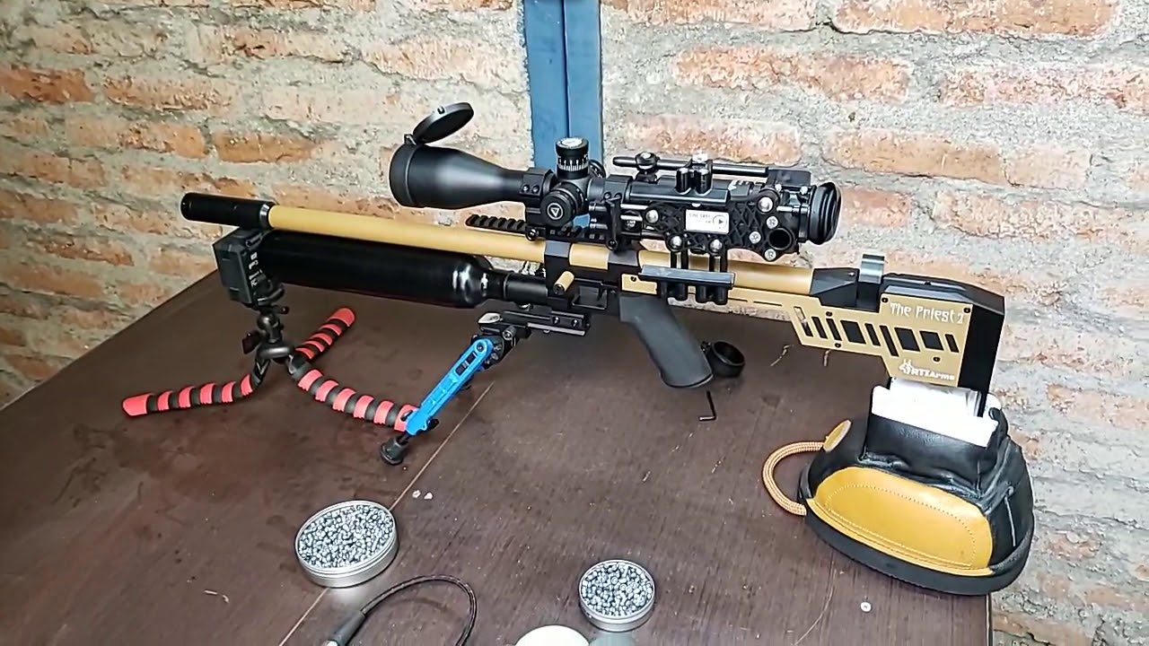 Rifle PCP RTI Arms Priest 2 HP mira Valiant 6-24x50 parte 1 - YouTube