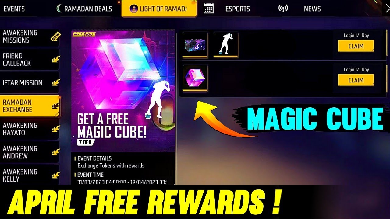 Magic Cube Rewards Free In April 🤩 - YouTube