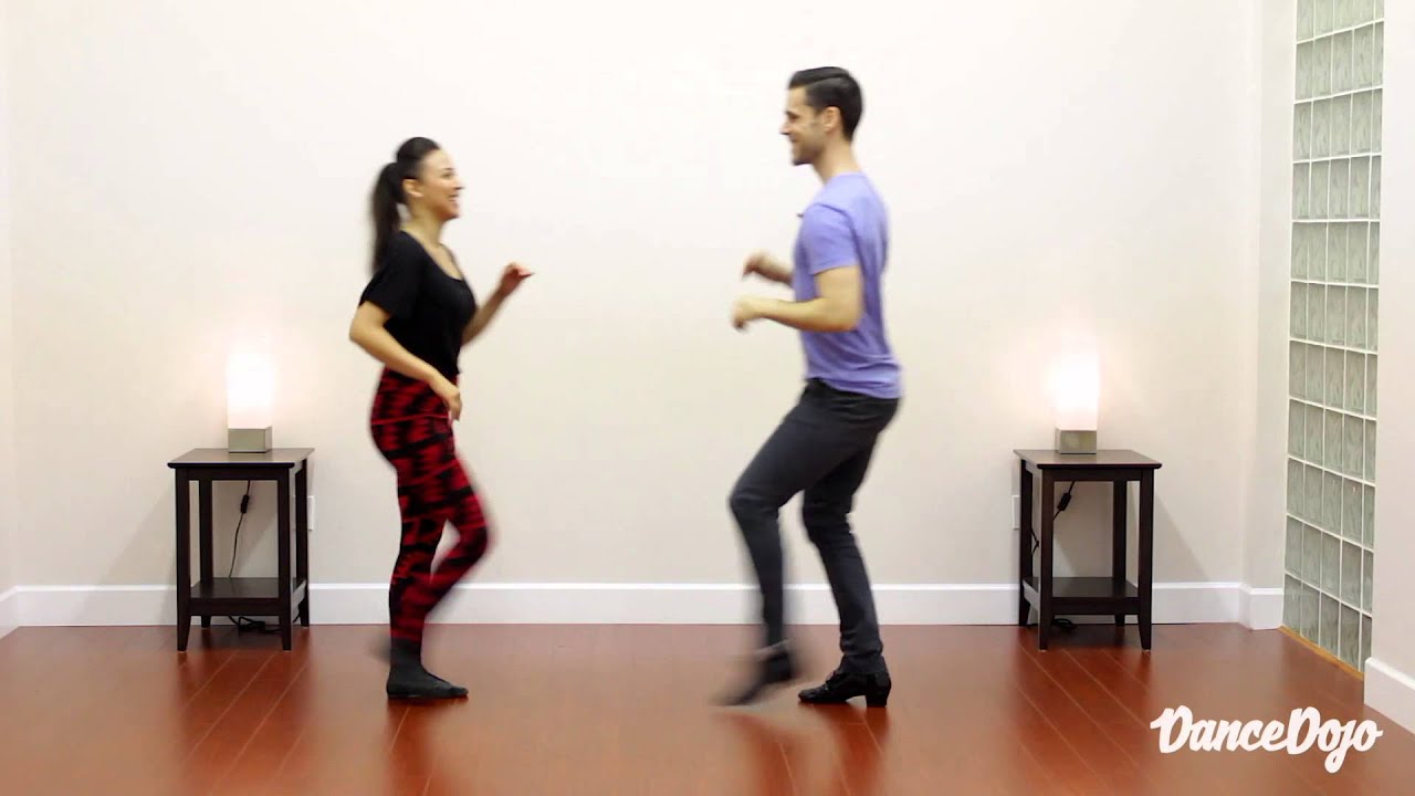 Salsa Body Movement - Basic Steps (Side View) | TheDanceDojo.com - YouTube