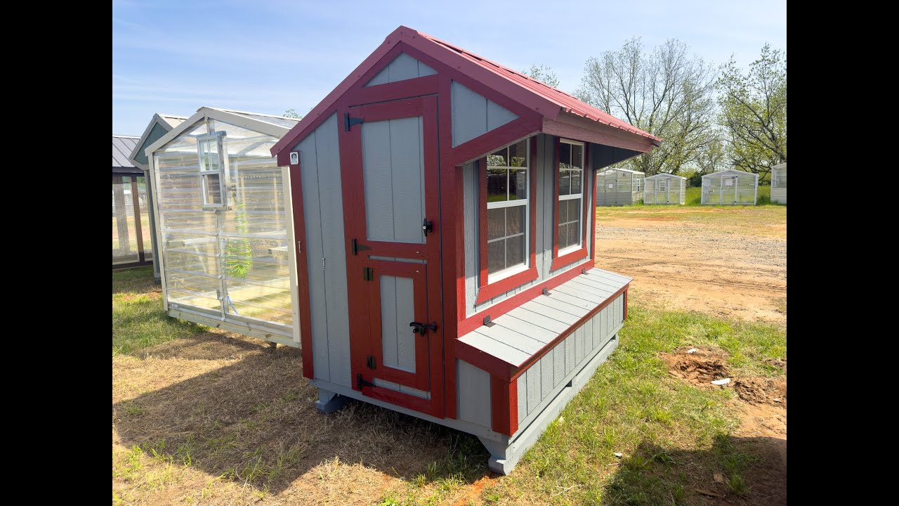5x8x6 Cottage Style Chicken Coop CSCC 7830 0508 260224 - YouTube