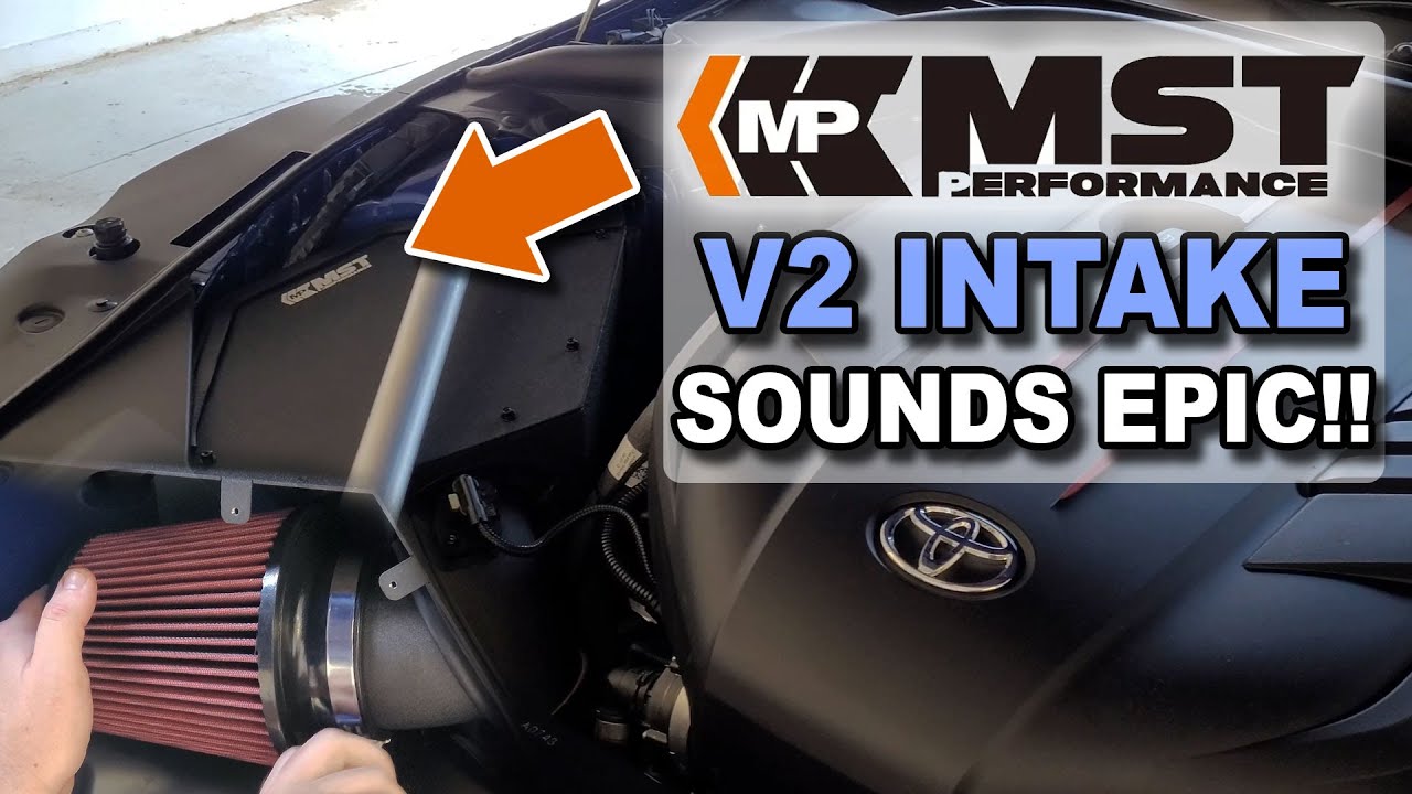 GR Supra Gets MST V2 Intake | A90 Install And Turbo Sounds!! - YouTube