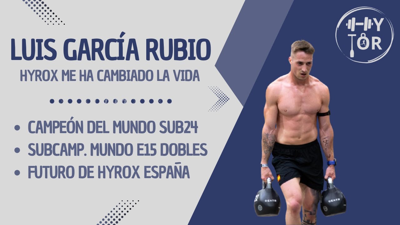 HYTORTULIA#18 | LUIS GARCÍA RUBIO: Campeón del Mundo HYROX sub24 y ...
