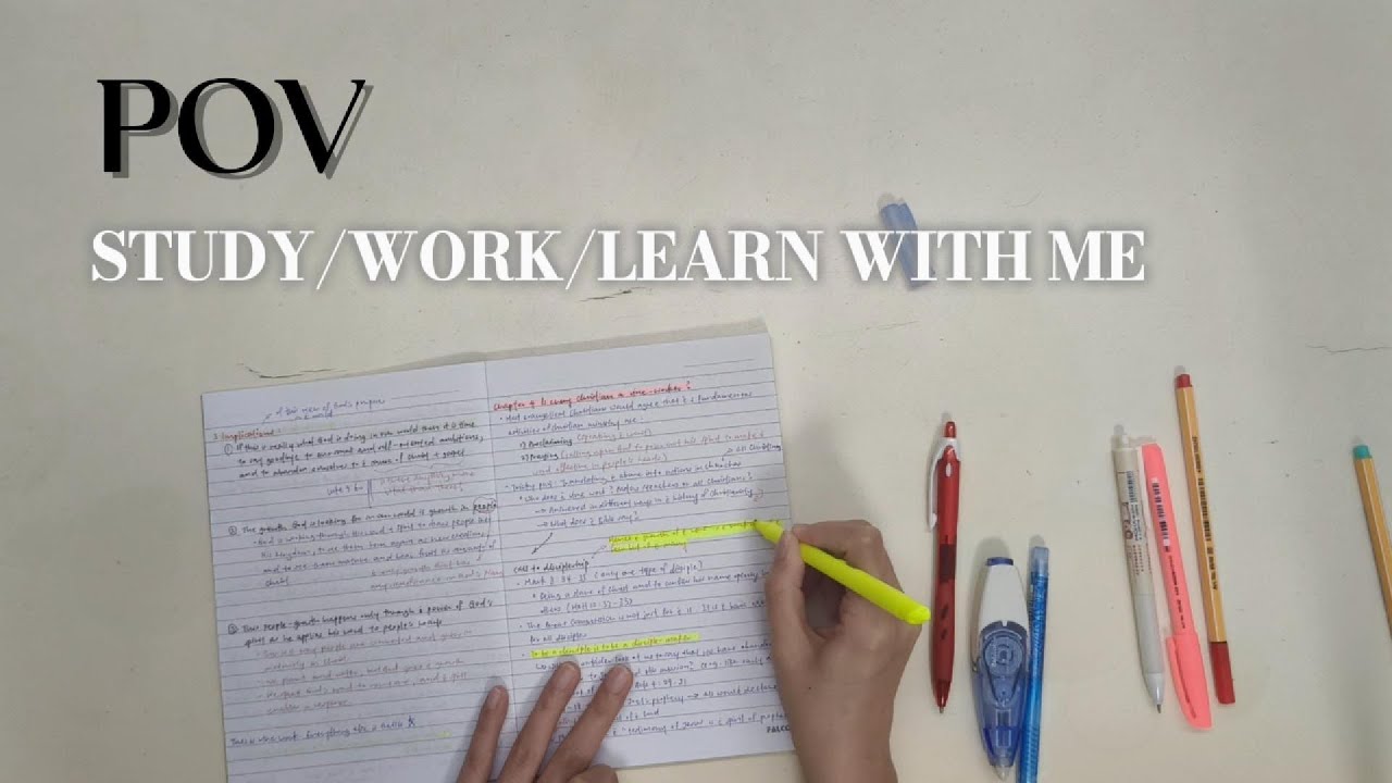[04/03/25] POV Study/Work/Learn with me - YouTube