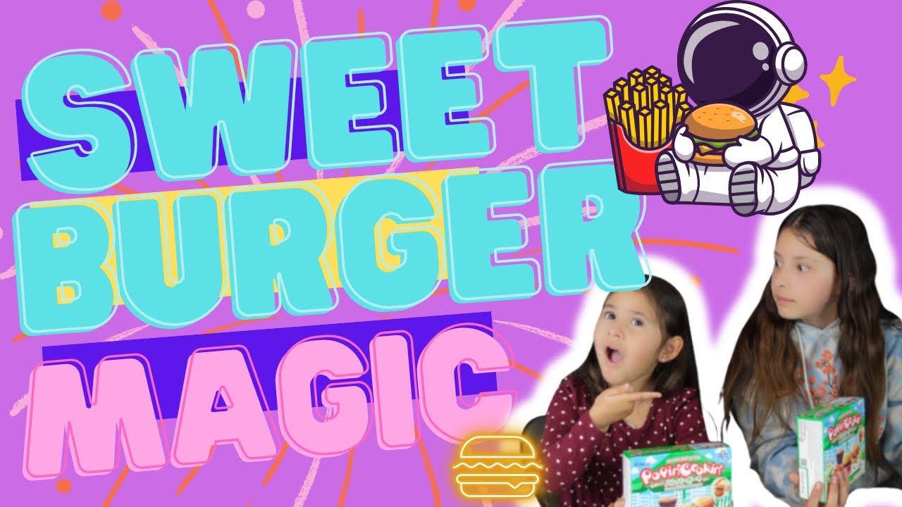 Sister's Culinary Magic: Japanese Candy Burger Meal - YouTube