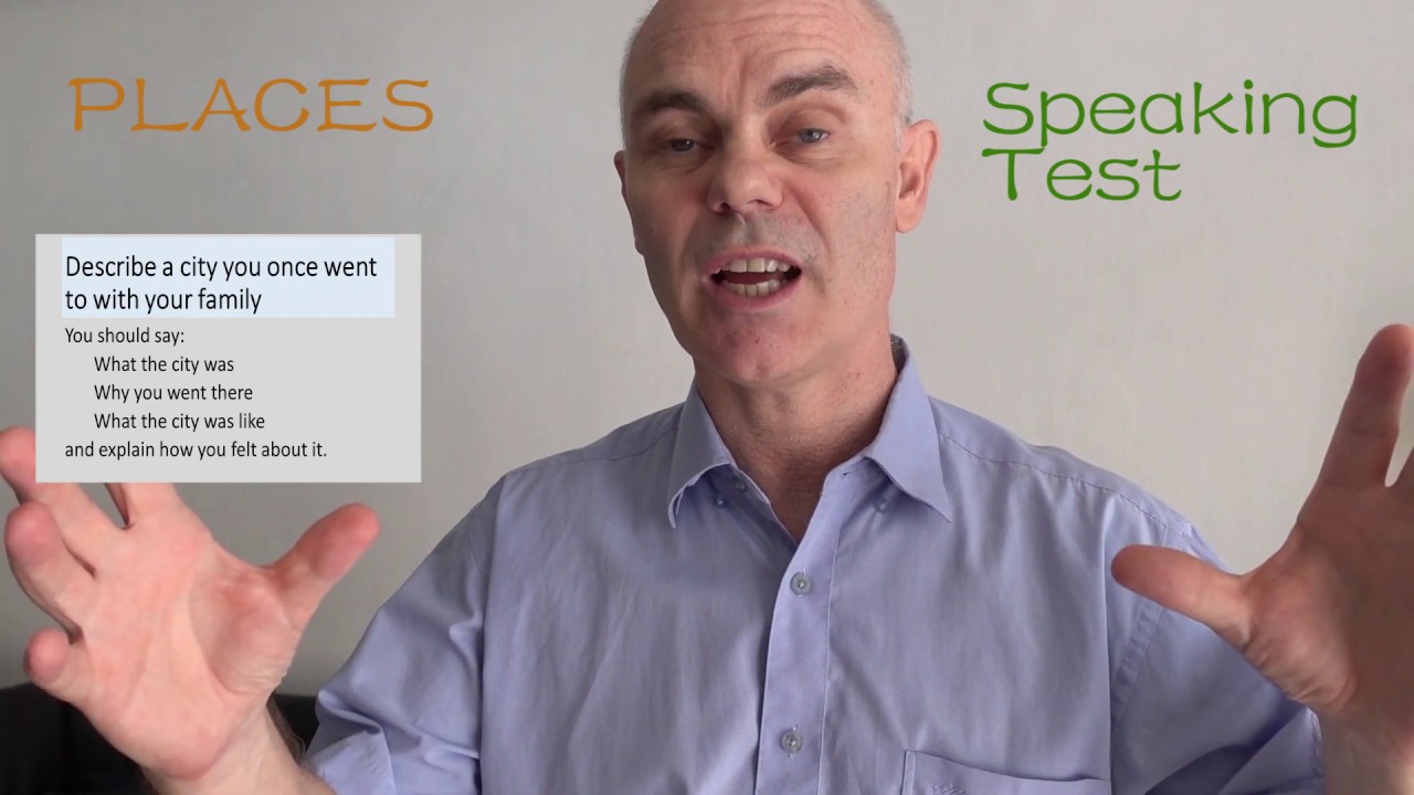 IELTS speaking questions part two [PLACES] - YouTube