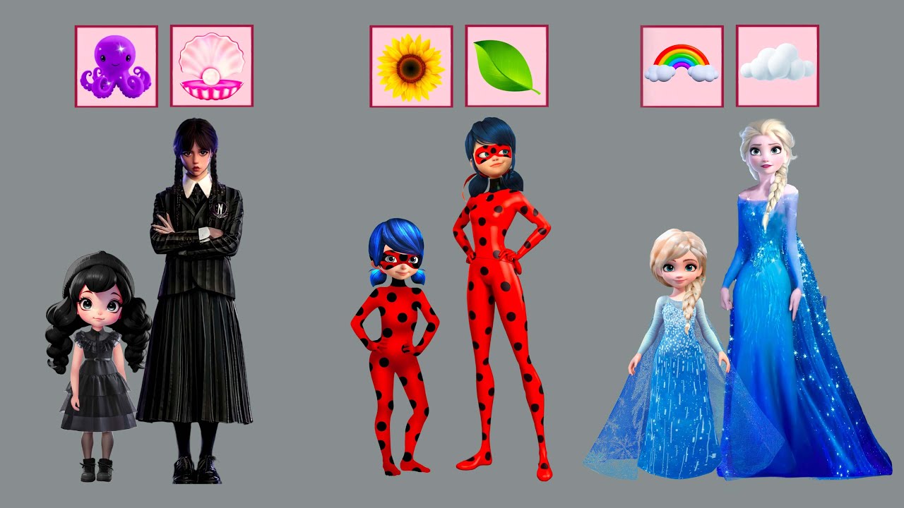 Disney Princesses, Wednesday and Ladybug's Family Has a MAGICAL Fashion ...
