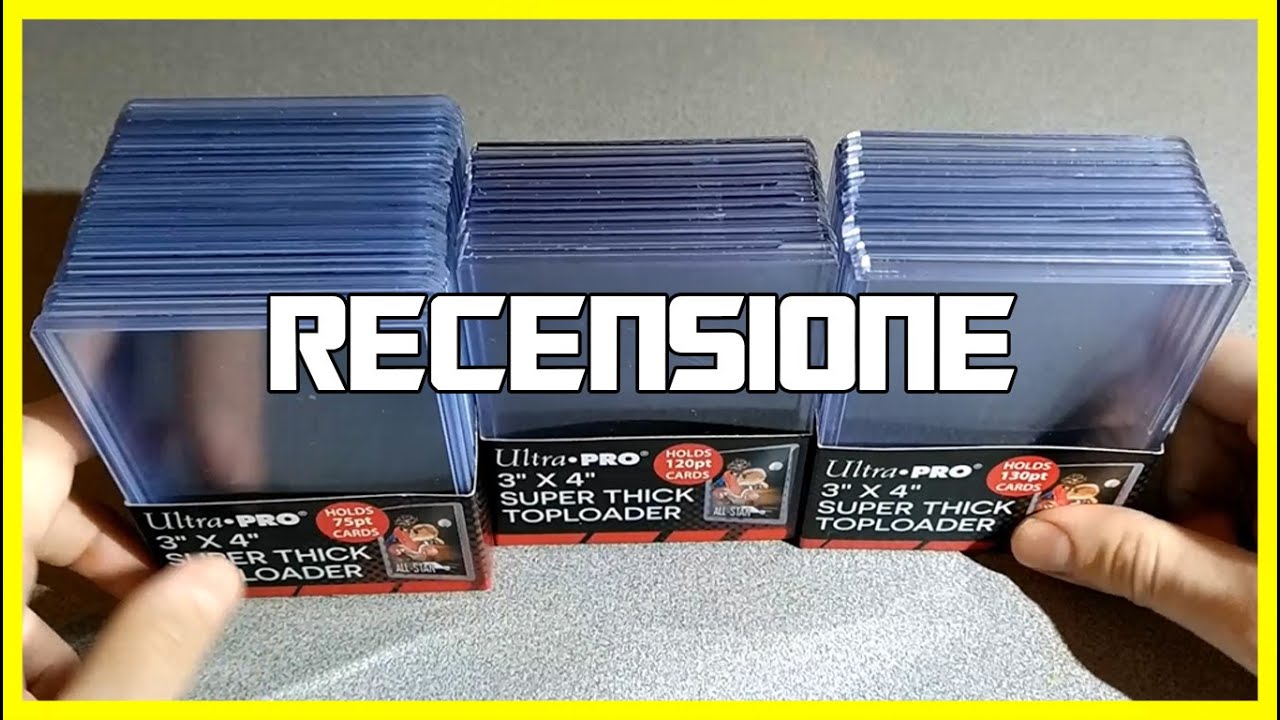 SUPER THICK TOPLOADER ULTRA PRO - YouTube