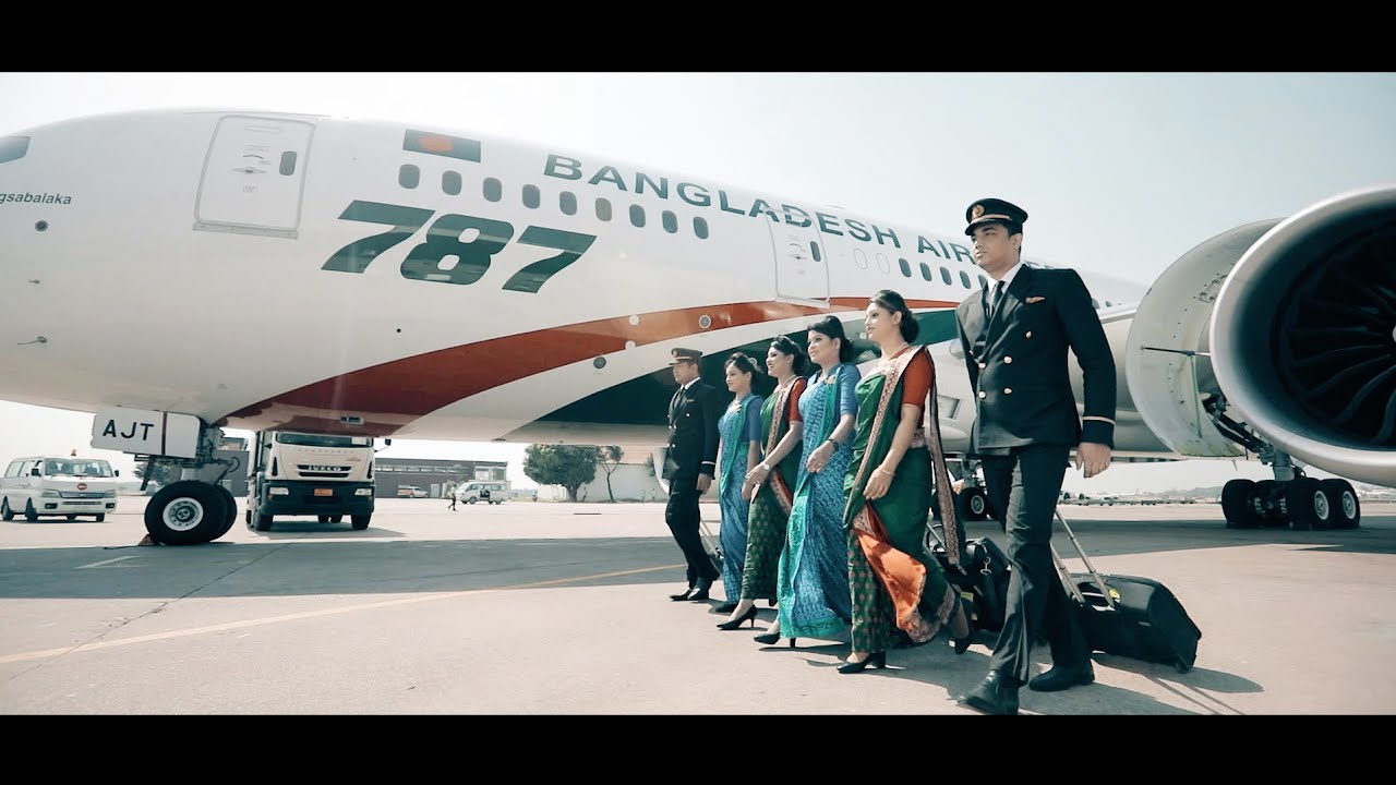 Biman Bangladesh Airlines - 787 Dream)Liner Business Class OVC - YouTube