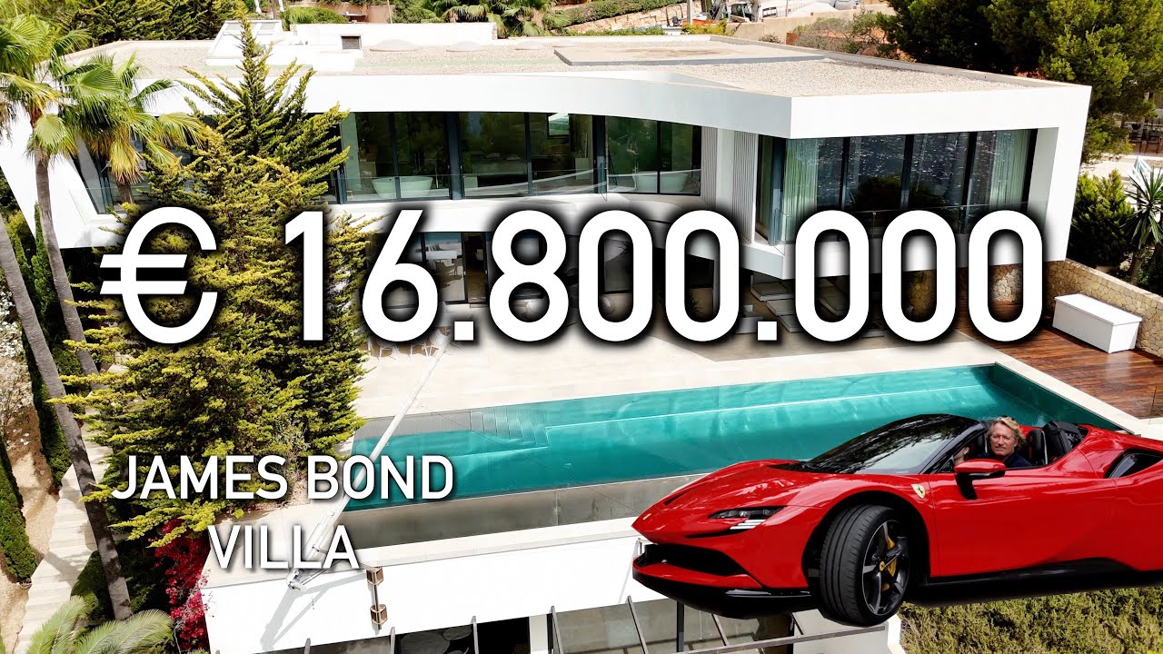 Spectacular "James Bond" Villa in Mallorca Cala Vinyas - YouTube