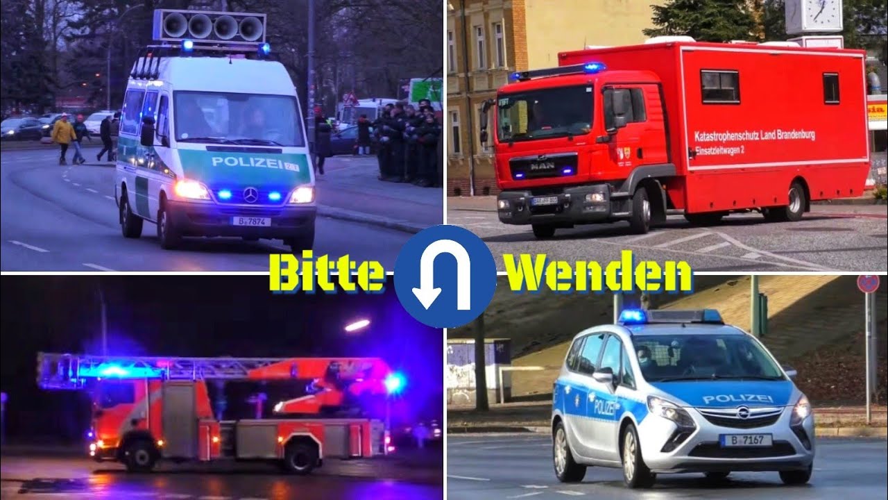 [Best of U-Turn🚨] Einsatzfahrten 》EWA, WLF, ELW2 uvm. || Feuerwehr ...