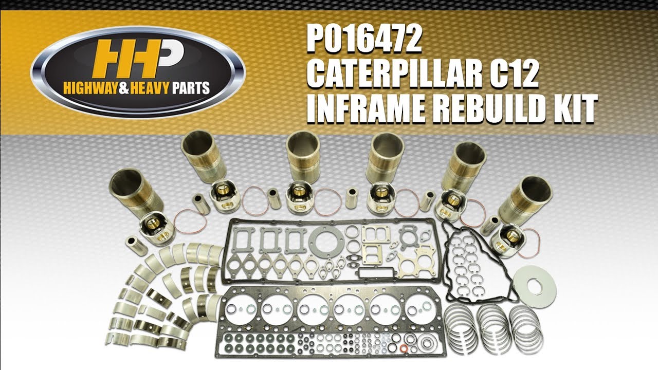 Caterpillar C12 Diesel Engine Inframe Rebuild Kit For Sale - YouTube