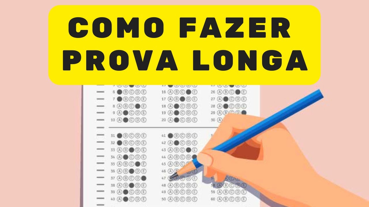 AS PROVAS DE CONCURSO ESTÃO MAIORES? COMO FAZER PROVAS CANSATIVAS # ...