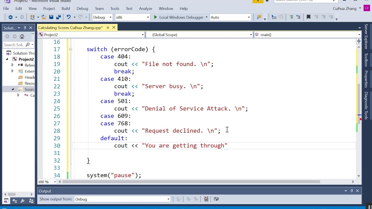 Chapter 3 Switch Statement - YouTube