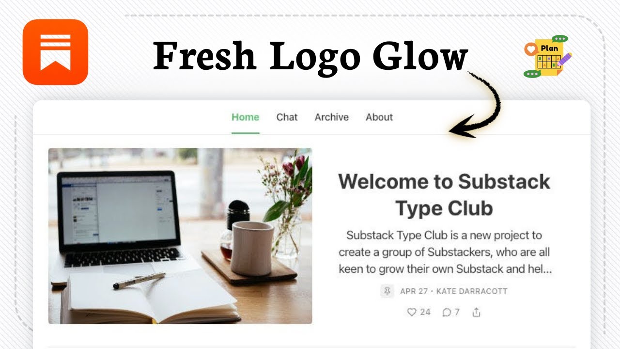 How to update or change a Substack logo (Brand Upgrade) - YouTube