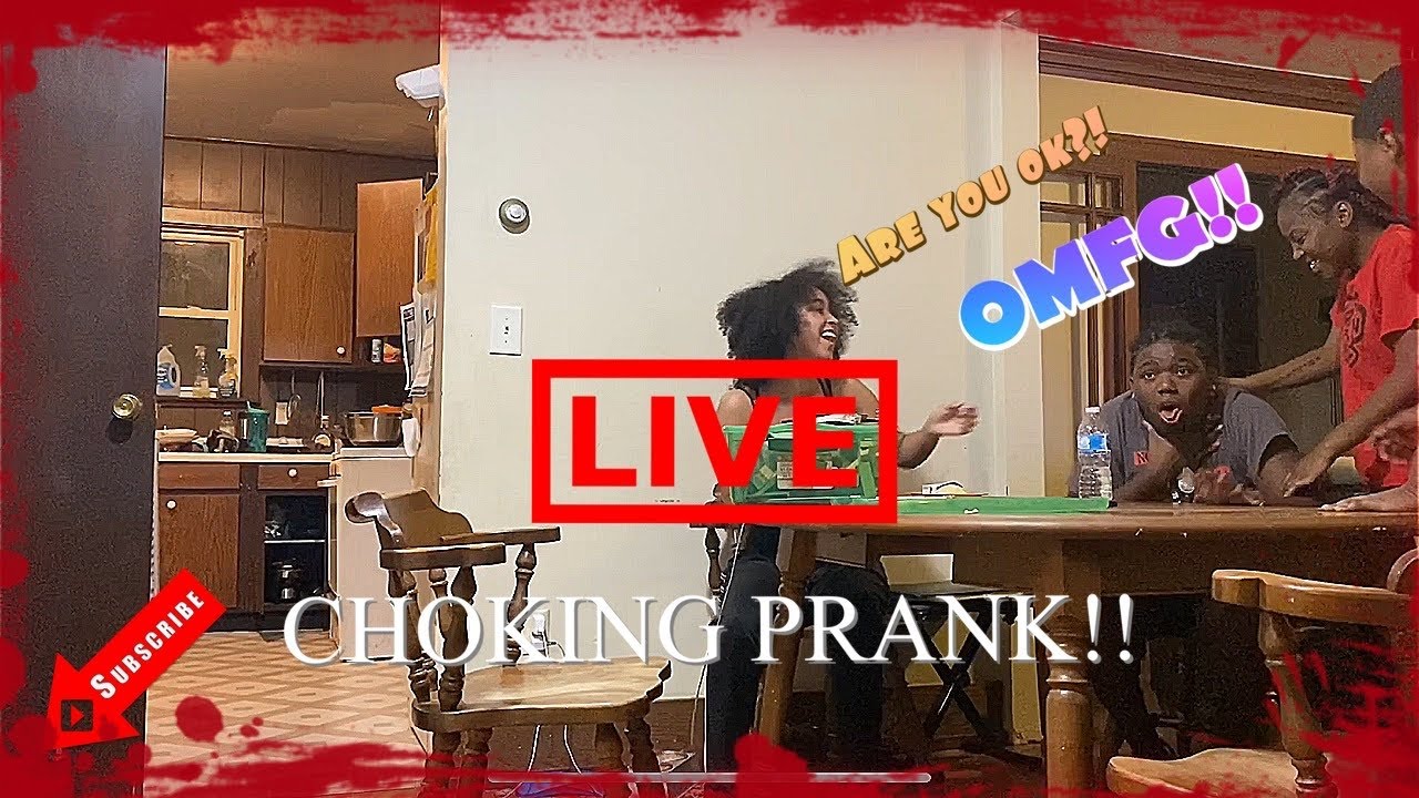 CHOKING PRANK ON MY FAMILY(GONE WRONG)!!!!! - YouTube