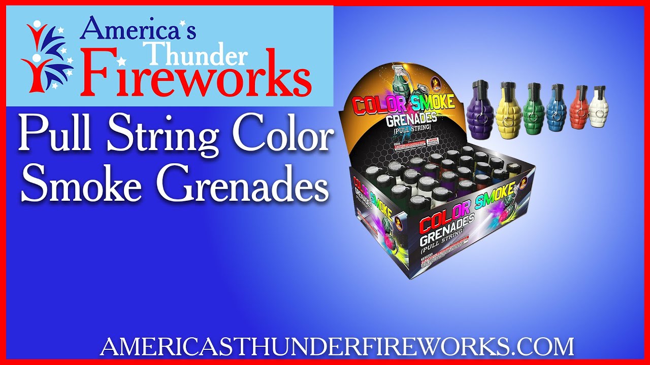 Pull Sting Smoke Grenades - YouTube