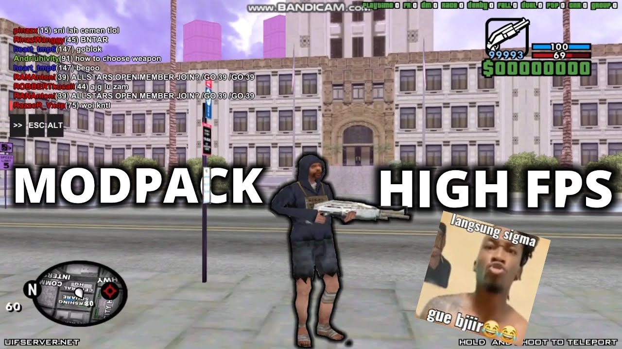 MODPACK HIGH FPS [GTA IN DESC] STYLE @novempc SAMP ANDROID - YouTube