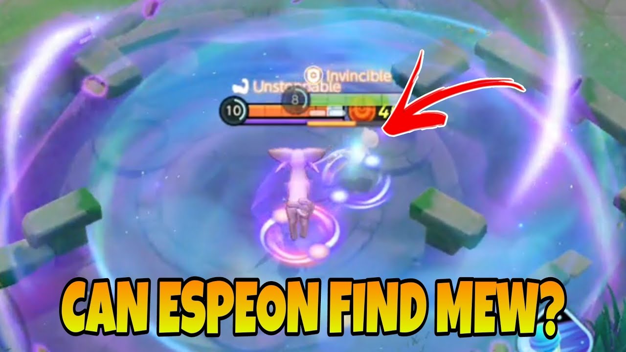 Can Espeon make Mew visible through its unite? | Pokemon Unite ...