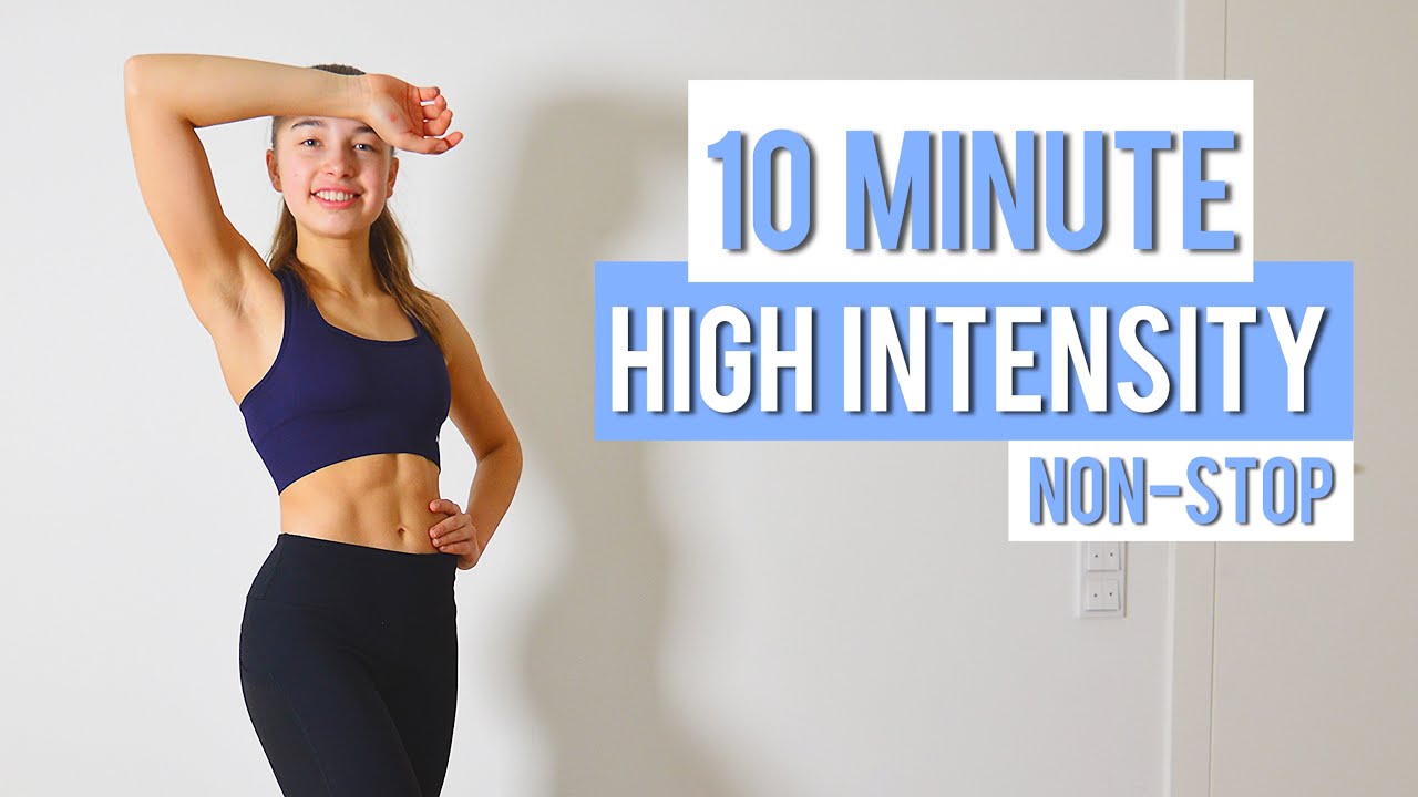 10 MIN NON STOP MOVING Cardio Workout - Full Body HIIT (No Equipment ...