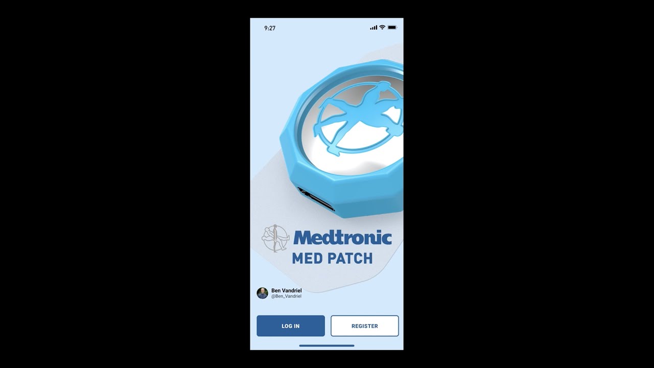 Medtronic app demo - YouTube