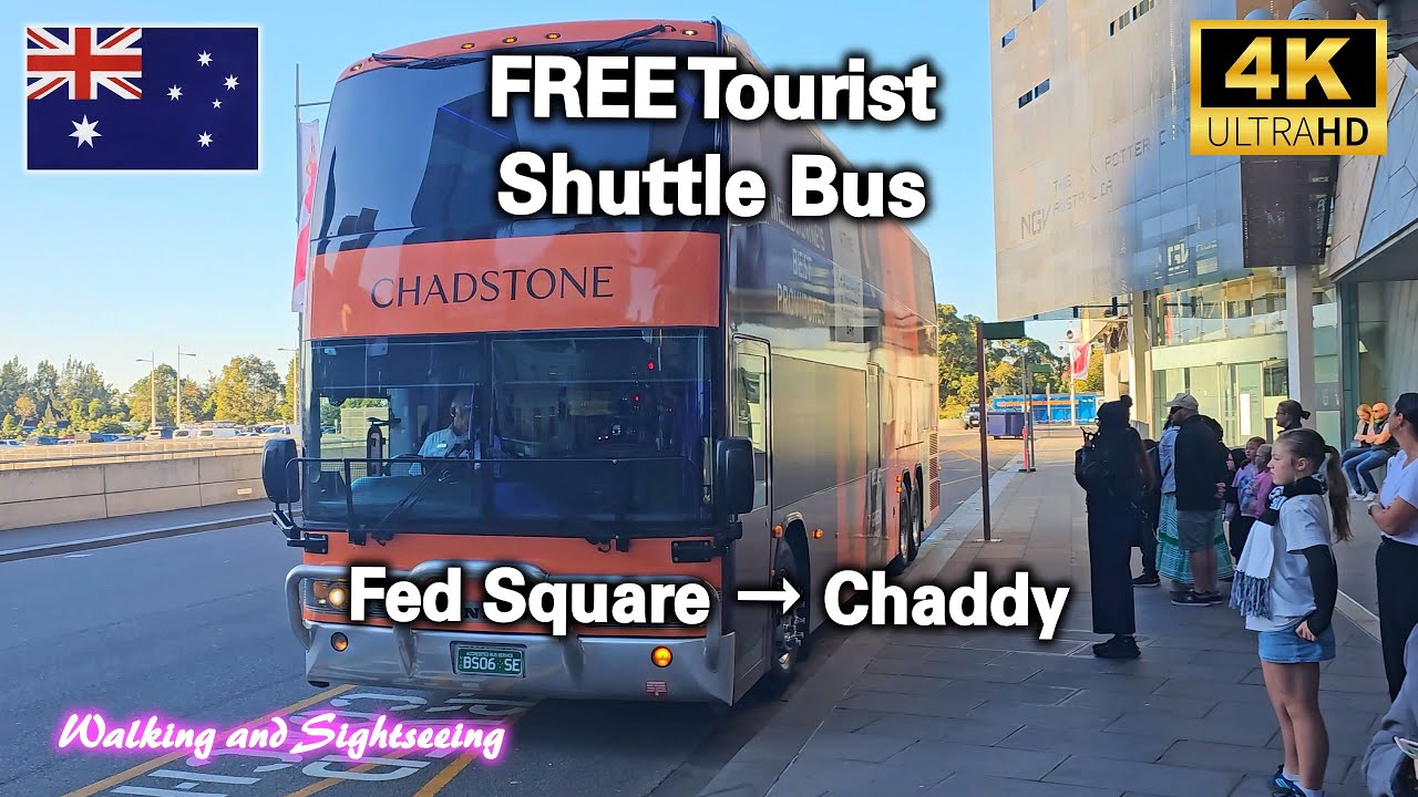 Melbourne City 🇦🇺 FREE Bus Ride Tourist Shuttle 🚌 Federation Square to Chadstone Shopping Centre ...
