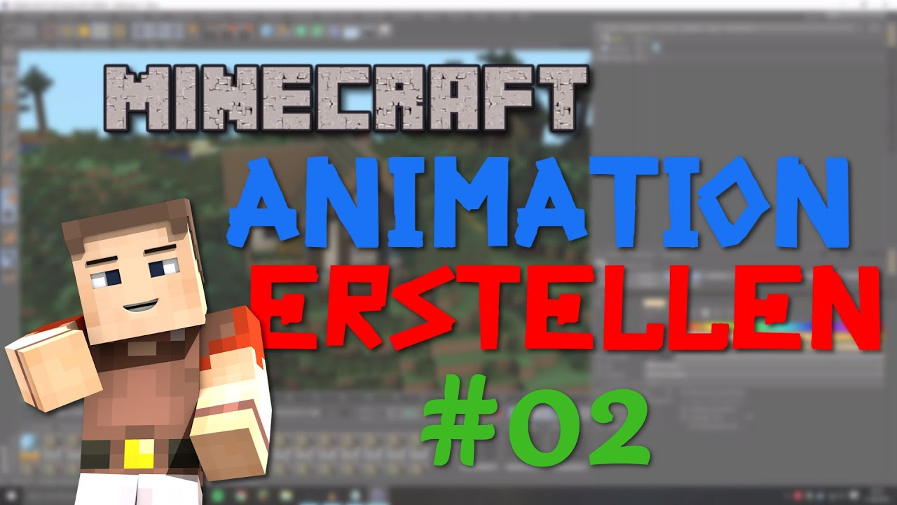 MINECRAFT ANIMATION erstellen #02 | erste Schritte in Cinema4D ...