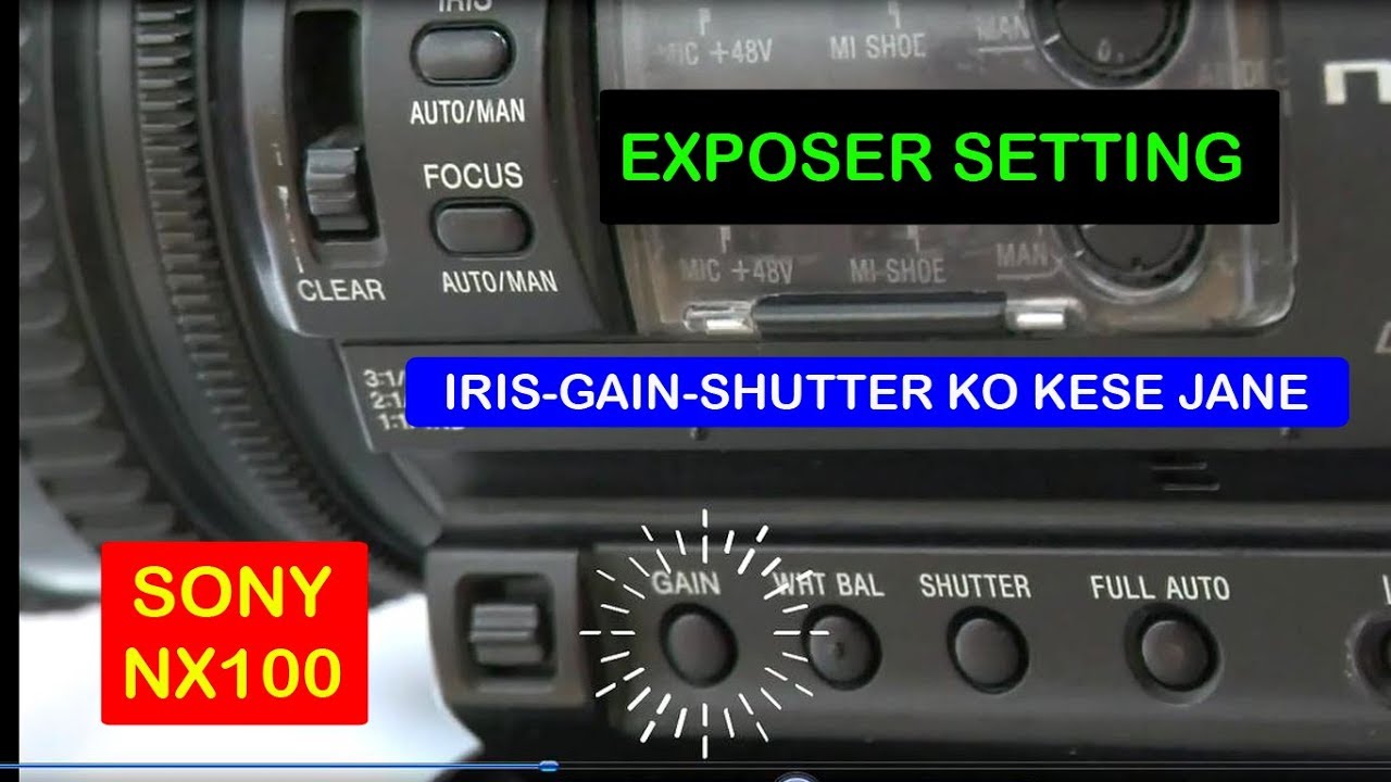 NX100 | Manual exposer | setting kese kare | मैनुअल शूट कैसे करें ...