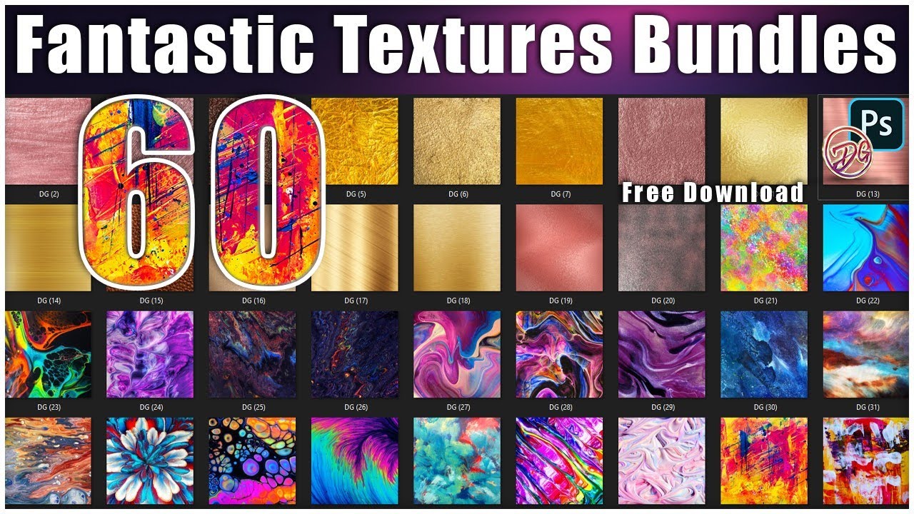 60 Fantastic Backgrounds Textures Bundles - YouTube
