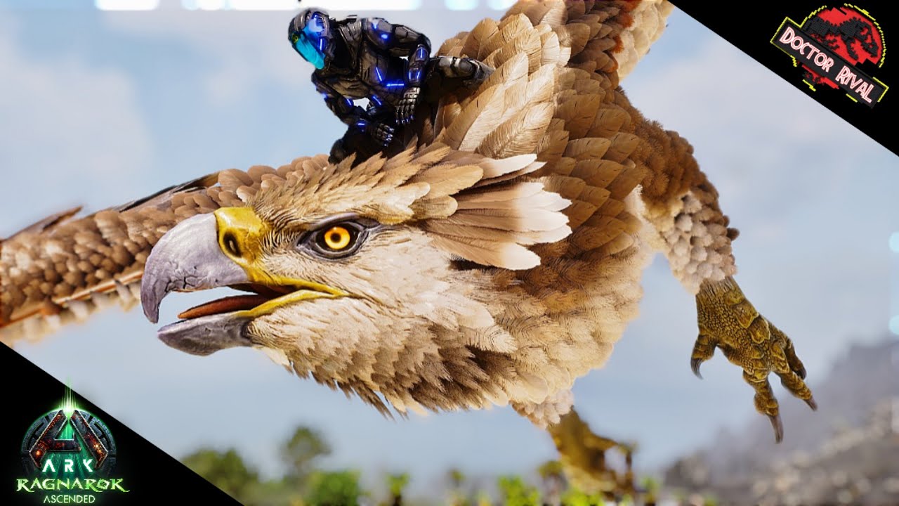 Taming My First GRIFFIN || Ark Ragnarok Ascended - YouTube